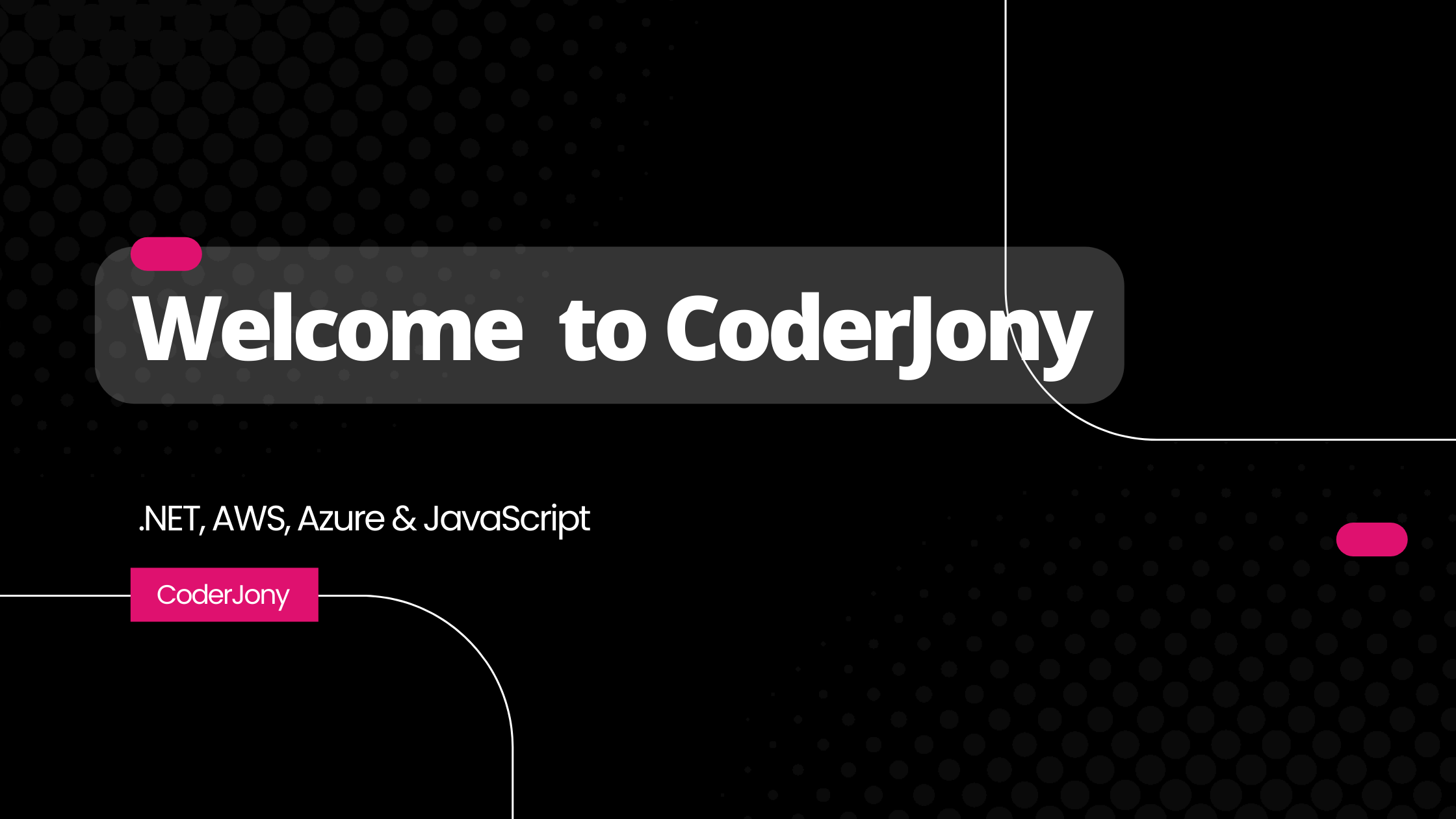 CoderJony - Blog Guideline for CoderJony